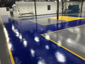 Bespoke Colour Flooring for Warehouses and Factories - Impact Flooring