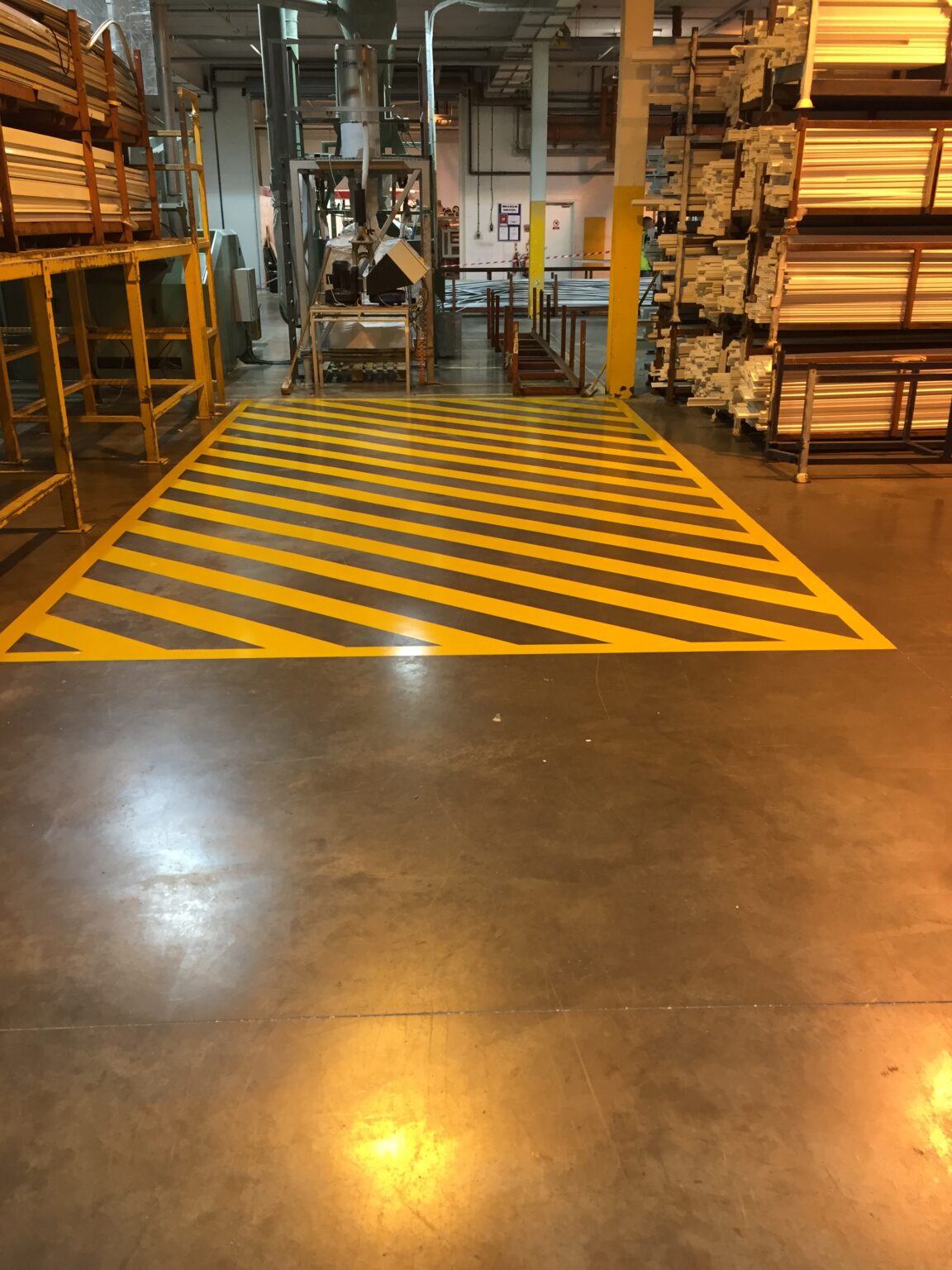 Flooring Demarcation & Stenciling, Floor Demarcation - Impact Flooring